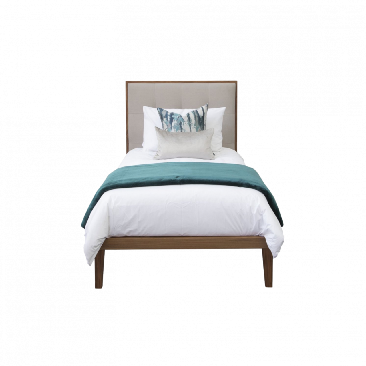 Calla Walnut Natural Single Bed - Supreme Home & Outdoor Leisure Limited